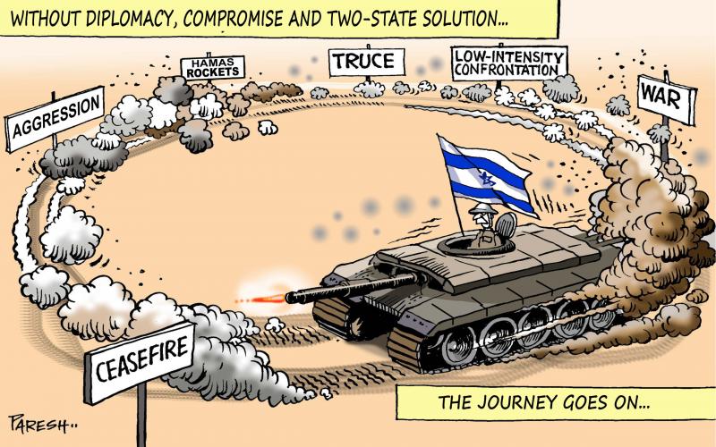 Israel war cycle | Cartoon Movement